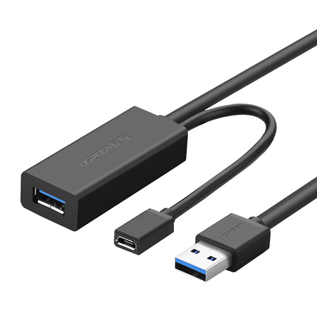 Kabel UGREEN US175 USB 3.0 przedłużający micro USB 5m (czarny) | UGREEN ...